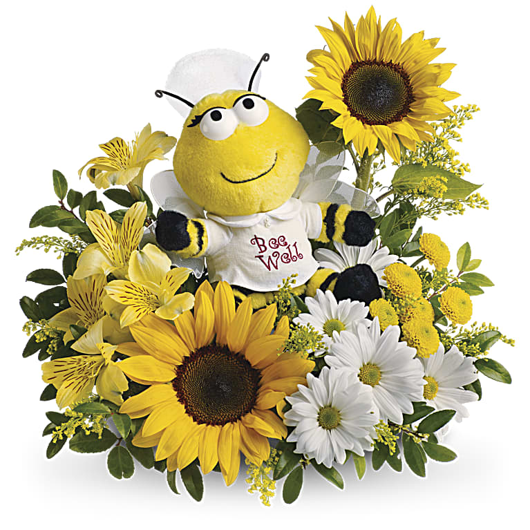 Bee Well Bouquet — Teleflora (from $54.99) | SendFlowers.io