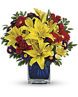 Teleflora's Blue Caribbean Bouquet - Teleflora
