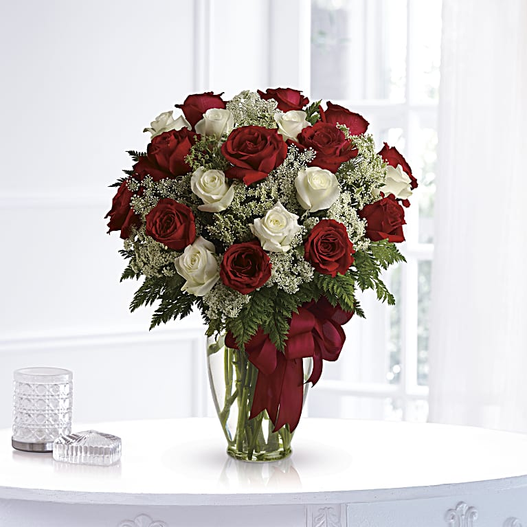 Love's Divine Bouquet - Long Stemmed Roses from Teleflora | SendFlowers.io