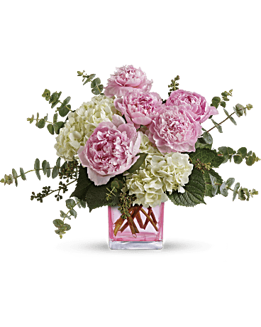 Teleflora's Pretty in Peony Flower Arrangement - Teleflora