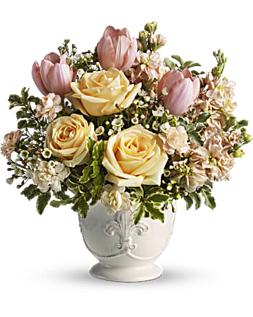 Teleflora's Peaches and Dreams Flower Arrangement - Teleflora