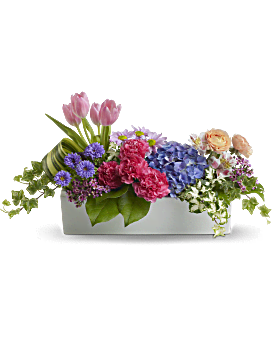 Garden Party Centerpiece Flower Arrangement - Teleflora