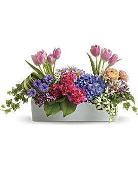 Garden Party Centerpiece Flower Arrangement - Teleflora