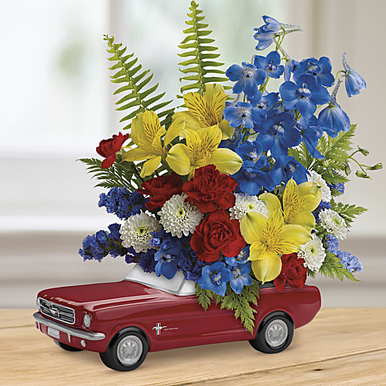 '65 Ford Mustang Bouquet from Teleflora | SendFlowers.io