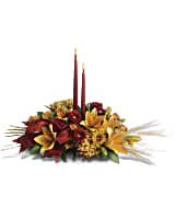 Graceful Glow Centerpiece Flower Arrangement - Teleflora