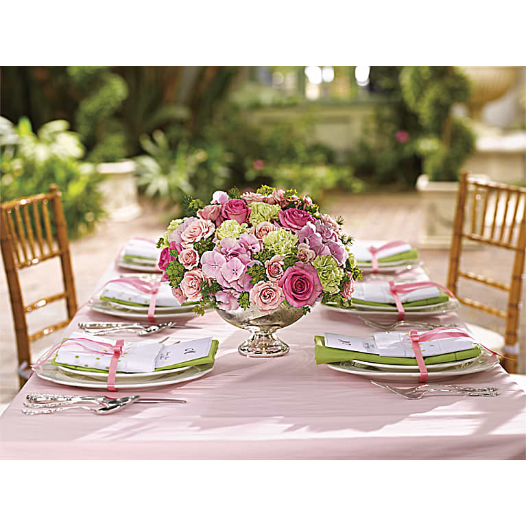 Garden Rhapsody Centerpiece from Teleflora | SendFlowers.io