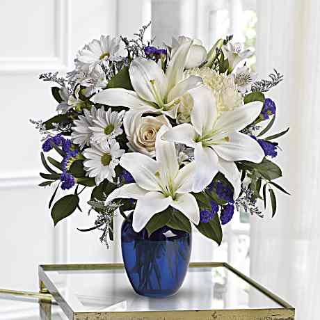 Beautiful in Blue Bouquet - Teleflora