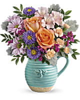 Teleflora's Busy Bee Pitcher Bouquet - Teleflora