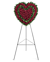 Majestic Heart Sympathy Arrangement - Teleflora
