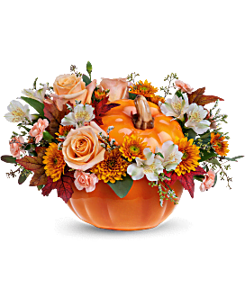 Teleflora's Hello Pumpkin Bouquet - Teleflora
