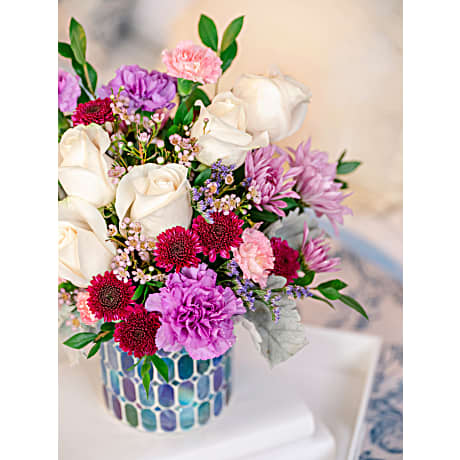 Teleflora's Blue Beauty Bouquet - Teleflora