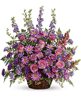 Gracious Lavender Basket - Teleflora