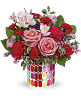 Teleflora's Charming Mosaic Bouquet - Teleflora