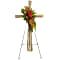 River Cane Cross Sympathy Arrangement - Teleflora