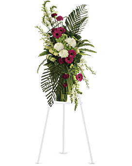 Heavenly Sentiments Spray Sympathy Arrangement - Teleflora