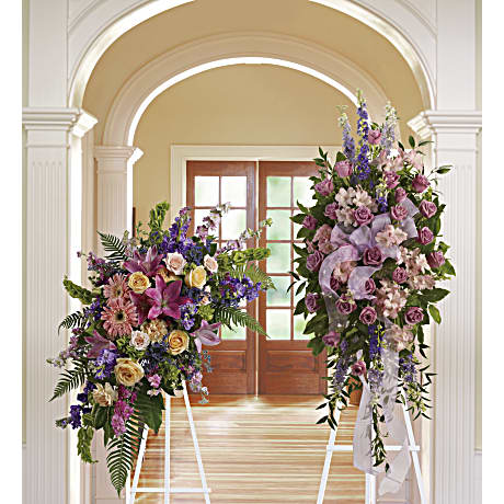 Heavenly Grace Spray Sympathy Arrangement - Teleflora