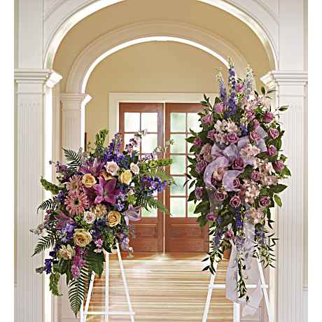 Finest Farewell Spray Sympathy Arrangement - Teleflora