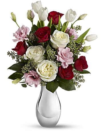 Teleflora's Love Forever Bouquet with Red Roses - Teleflora