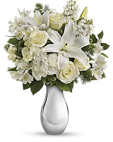 Teleflora's Shimmering White Bouquet - Teleflora