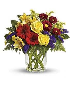 Teleflora's Blue Caribbean Bouquet - Teleflora