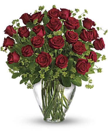 My Perfect Love - Long Stemmed Red Roses Bouquet - Teleflora