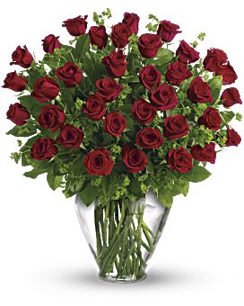 My Perfect Love - Long Stemmed Red Roses Bouquet - Teleflora