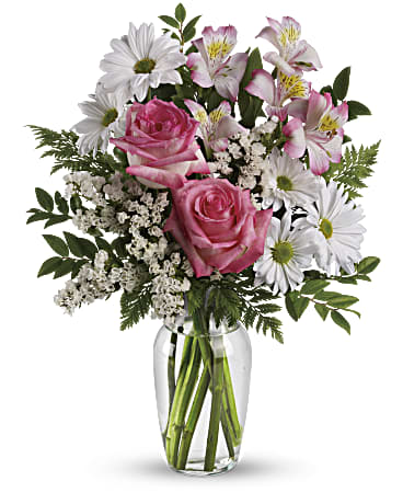 What a Treat Bouquet with Roses - Teleflora