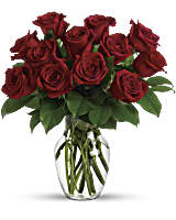 Enduring Passion - 12 Red Roses Bouquet - Teleflora