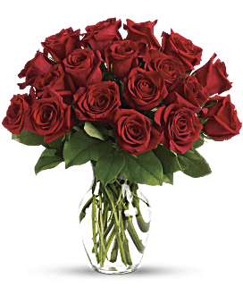 Enduring Passion - 12 Red Roses Bouquet - Teleflora