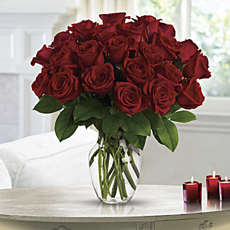 Enduring Passion - 12 Red Roses Bouquet - Teleflora