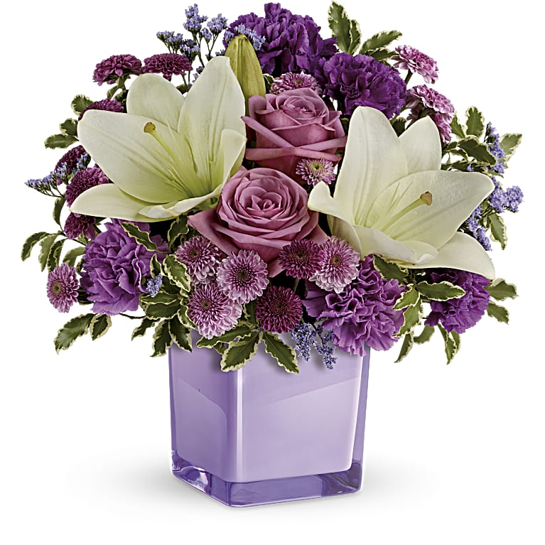 Pleasing Purple Bouquet from Teleflora | SendFlowers.io