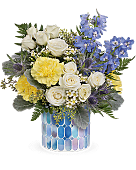 Teleflora's Dreaming of Blue Bouquet - Teleflora