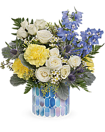 Teleflora's Dreaming of Blue Bouquet - Teleflora