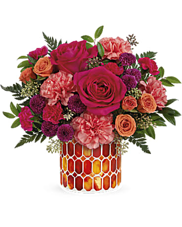 Teleflora's Sunset Blooms Bouquet - Teleflora