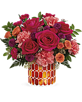Teleflora's Sunset Blooms Bouquet - Teleflora