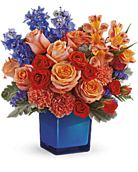 Teleflora's Blue Daydream Bouquet - Teleflora