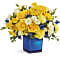 Teleflora's Golden Blue Bouquet - Teleflora