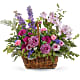 Lavender Meadow Basket Bouquet from Teleflora | SendFlowers.io
