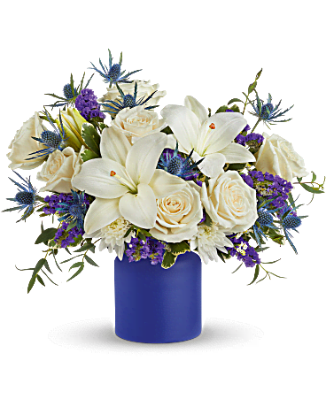 Teleflora's Blue Harmony Bouquet - Teleflora