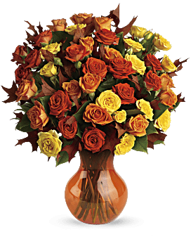 Teleflora's Fabulous Fall Roses Bouquet - Teleflora
