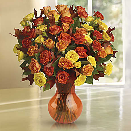 Teleflora's Fabulous Fall Roses Bouquet - Teleflora