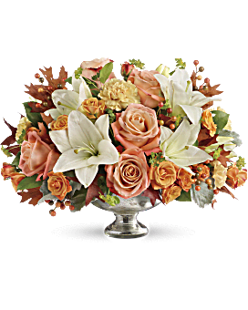 Teleflora's Harvest Shimmer Centerpiece Bouquet - Teleflora Teleflora's Harvest Shimmer Centerpiece Bouquet - Teleflora