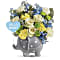 Teleflora's Hello Sweet Baby - Blue Bouquet - Teleflora