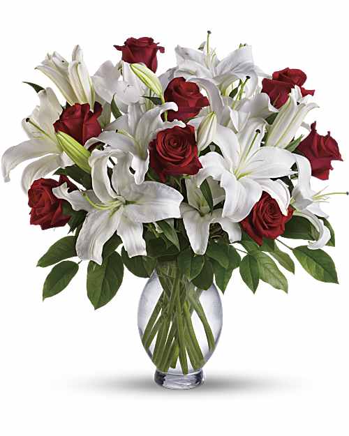 Teleflora's Timeless Romance - Long Stemmed Roses Bouquet - Teleflora
