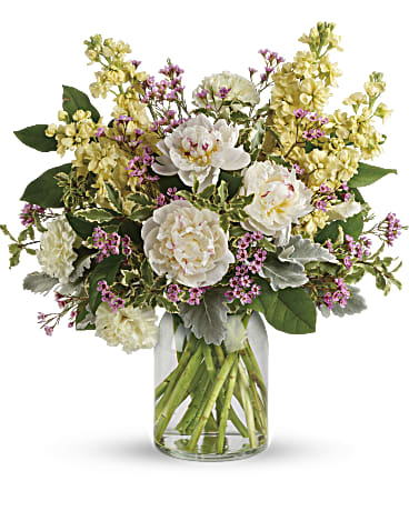 Serene Spring Peony Bouquet - Teleflora