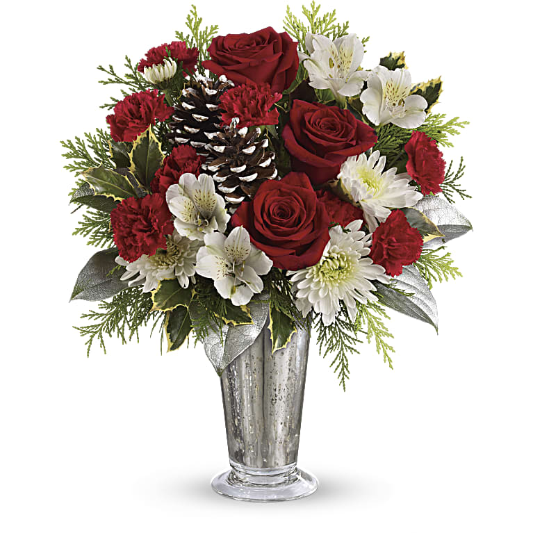 Timeless Cheer Bouquet from Teleflora | SendFlowers.io