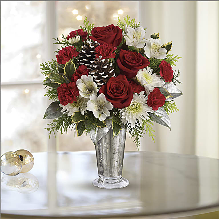 Timeless Cheer Bouquet from Teleflora | SendFlowers.io