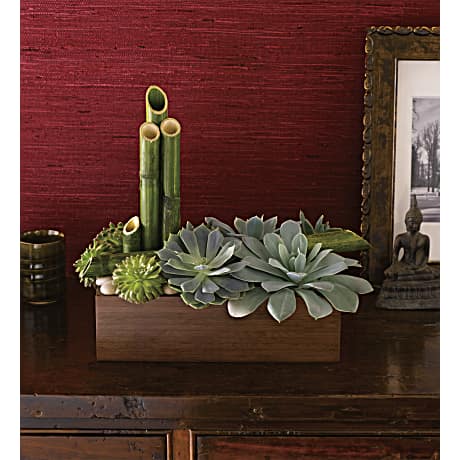 Teleflora's Peaceful Zen Garden Flower Arrangement - Teleflora