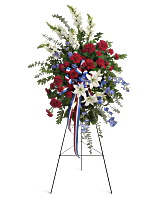Sacred Duty Spray Sympathy Arrangement - Teleflora