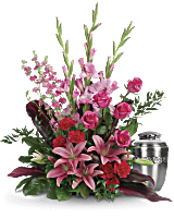 Adoring Heart Sympathy Arrangement - Teleflora